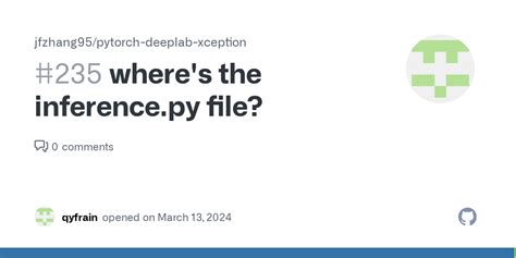 Where S The Inference Py File Issue Jfzhang Pytorch Deeplab Xception GitHub