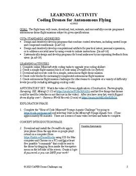 Computer Coding Drones For Autonomous Flight Missions An IDRONE Lesson