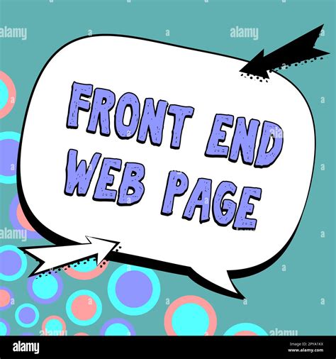 Conceptual Caption Front End Web Page Conceptual Photo Altering Data To Graphical Interface For