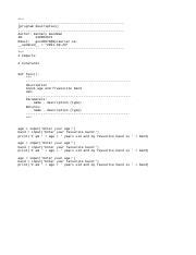 T Py Program Description Author Zachary Goodman ID Email Good Mylaurier