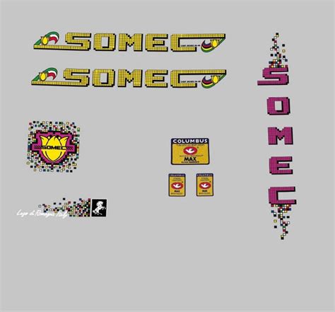 Somec Set 0104 Bicycle Decals