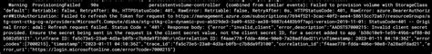 aadclientsecret has expired and we can t mount pvc s · issue 3010