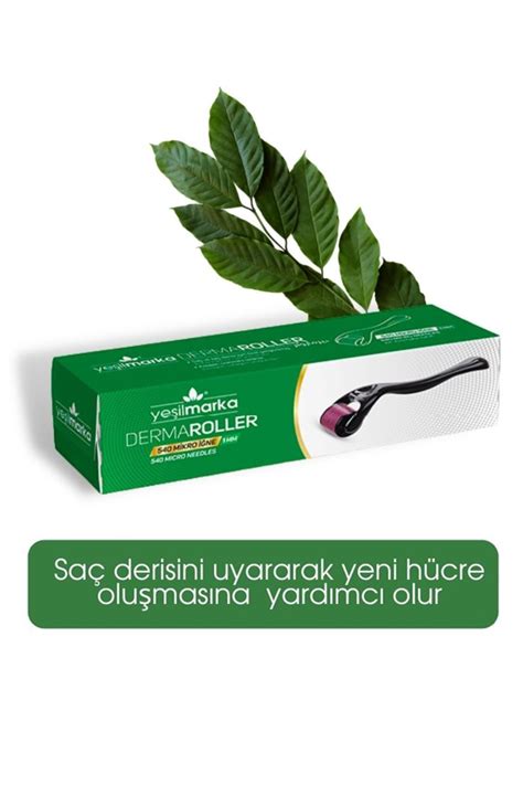 Yeşilmarka Dermaroller Saç Için Özel Dermaroller Serumun Etkisini Artırmaya Yardımcı
