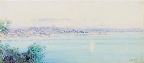 Wireless Hill Ardross The Swan River Perth By Edith Helena Adie On Artnet