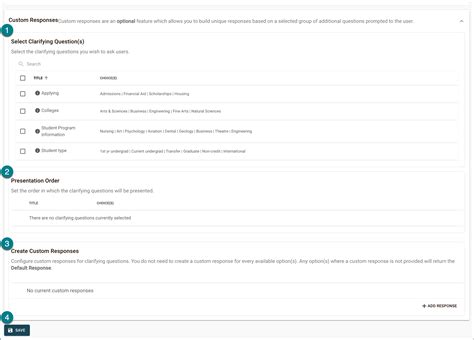 adding clarifying questions to a knowledge base question ocelot support