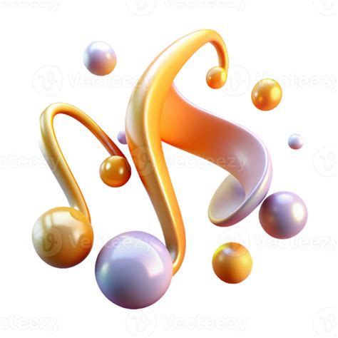 Serene Minimalist An Abstract Representation Of Musical Notes