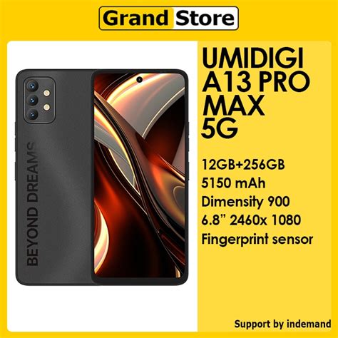 Jual Umidigi A13 Pro Max 5g 12gb 256gb Smartphone Dimensity 900