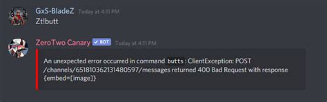 Nsfw Commands Error 400 · Issue 96 · Zerotwo Botzerotwo Bot · Github
