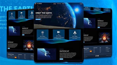 complete responsive 🚀 space website using reactjs and tailwind css