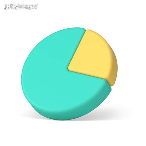 Statistic Chart Pie Report Marketing Research Diagram With Section 3d Icon Realistic Vector