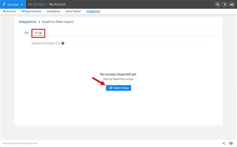 qualtrics data import api questionpro help document