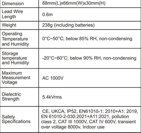 Uni T Ut262e Phase Detector User Manual
