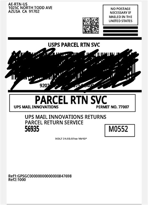 Is This Return Label USPS Or UPS I See Both On The Label R Aliexpress