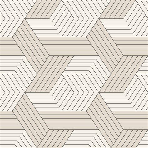 Premium Vector Seamless Pattern With Symmetric Geometric Lines