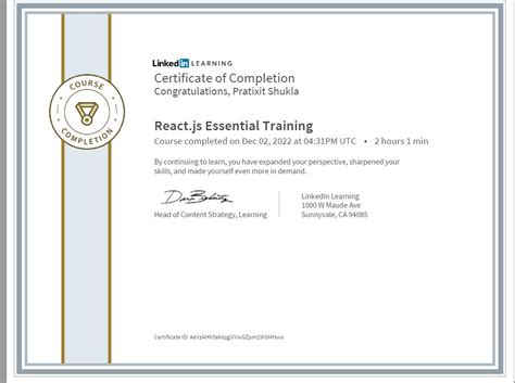 Reactjs Frontend Linkedinlearning Pratixit Shukla