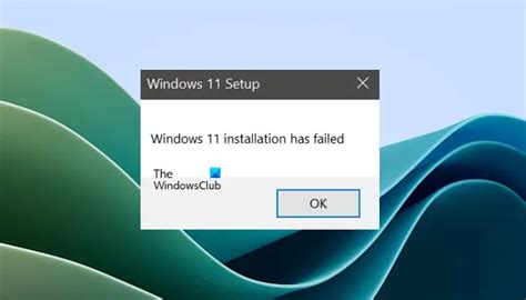 Installation Has Failed