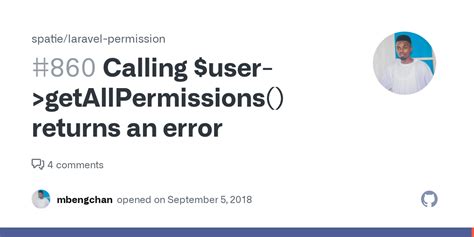 calling user getallpermissions returns an error · issue 860