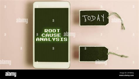 Conceptual Display Root Cause Analysis Conceptual Photo Method Of Problem Solving Identify