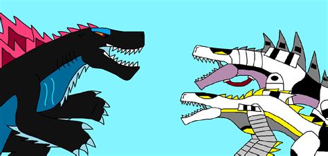 Seiryu Vs Zilla And Komodithrax By Syfyman2xxx On Deviantart