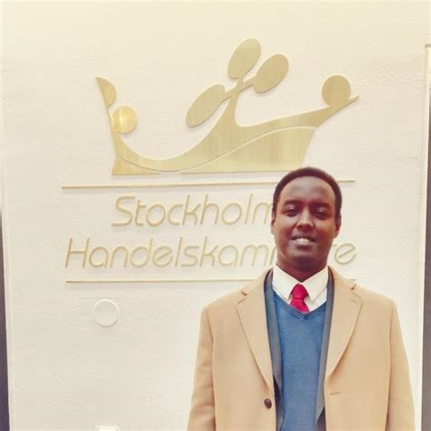 Ahmed Abdirahman On Linkedin New Job Stockholm Chamber Of Commerce My Goal Is To Engage