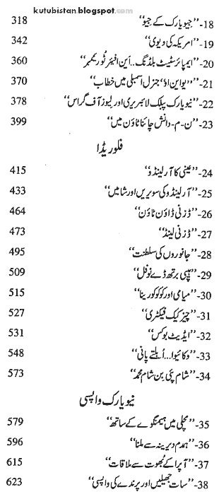 New York Ke So Rang Pdf Urdu Safarnama Free Download Kutubistan