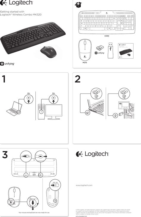 Logitech Mk Users Manual
