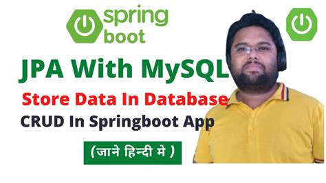 Store Data In Mysql Using Jparepository Crud In Jpa Using Spring