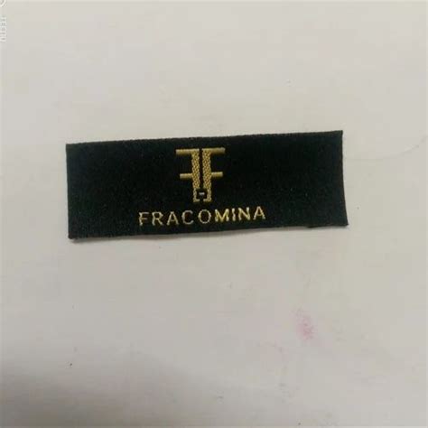 Black Woven Printed Garment Label At ₹ 1piece Woven Label In New