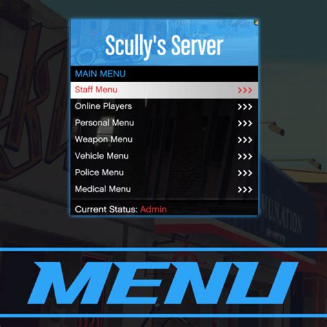 Scullys Development Source All In One Menu