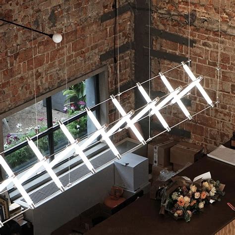 미니멀리스트 포스트 모던 크리에이티브 조합 샹들리에 호텔 바 로비 라운지 공간 출납원 프런트 데스크 Led 조명