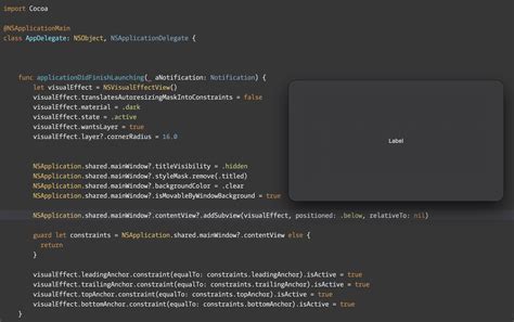 Swift Making Cocoa Nswindow Translucent Hides Storyboard Elements