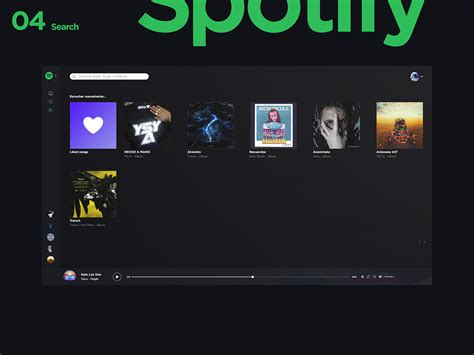 Spotify Ui App Behance