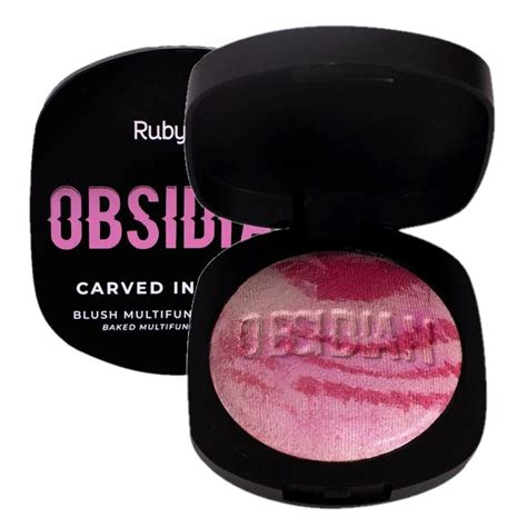 Ruby Rose Blush Multifuncional Marble Obsidian Hb1002 24 Unid