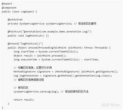 Springboot实战使用aop注解实现操作日志记录 知乎 Springboot实战使用aop注解实现操作日志记录 知乎