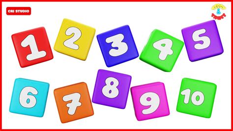 Number Song | 123 Numbers | Number Names | 1 To 10 | Counting for Kids ...