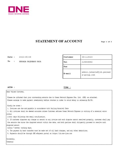 One Statement En Pdf Payments Business