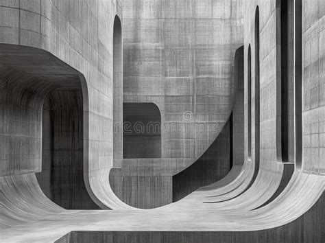 The Facade Of The Modern Architecture Showcases A Wave Pattern