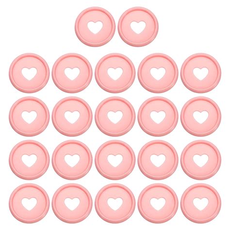 Uxcell 24mm Plastic Book Binding Discs Discbound Expansion Discs Heart