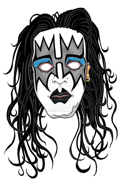 Ace Frehley Makeup Template