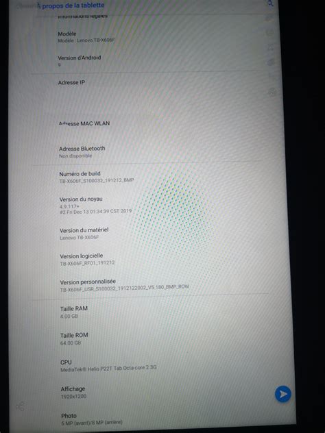 Root Lenovo Tab M Fhd Plus Tb X F Lenovo Forum De Frandroid