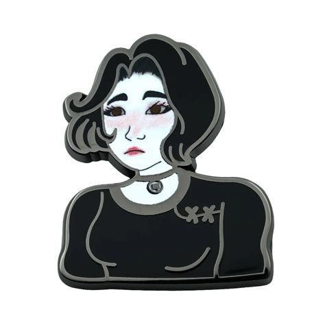 Doomer Girl Wojak Meme Значок Брошь в стиле пост панк Юмористическая
