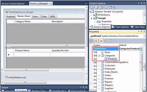Using The Adonet Entity Framework In Winforms Applications Componentone