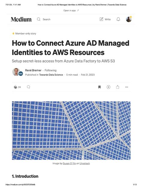 How To Connect Azure Ad Managed Identities To Aws Resources Pdf