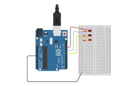 Circuit Design Sequence 3 Leds Foundations Tinkercad