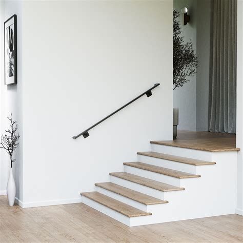 Rustic Rectangular Stair Handrail