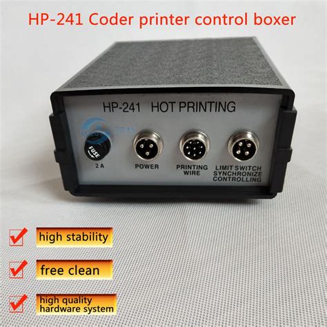 2019 Hp 241 Coder Printer Control Boxer Coding Machine Control Cabinet