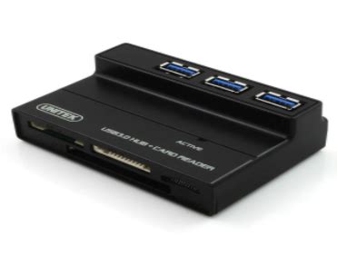 Unitek Usb 30 Powered Hub With Multi In 1 Card Reader Inkpro Cc