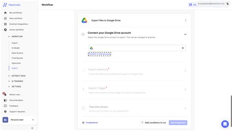 Google Drive Export
