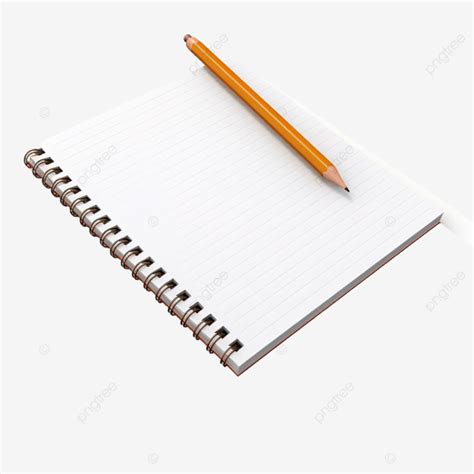 Notebook And Pencil Png Book Tool Png PNG Transparent Image And Clipart For Free Download