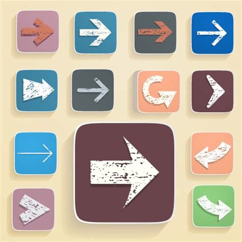 Set Of Colorful App Icon Frames Templates Buttons Vector Image